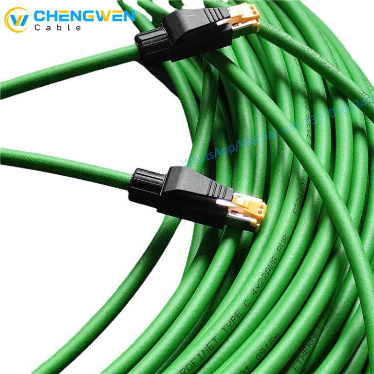 BUS-HY506 4x2x0.14mm2(26AWG) Data Transmission High Flexible Industrial Ethercat Profinet Cable ...