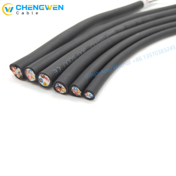 YY07 4G0.75mm²(19AWG) 4 Conductor Multi-Conductor Industrial Flexible ...