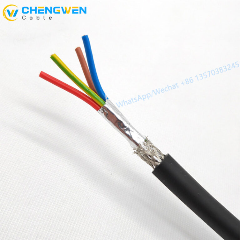 YY08 7C0.75 Screened Flexible Power PVC Cables For Fixed And Moving ...