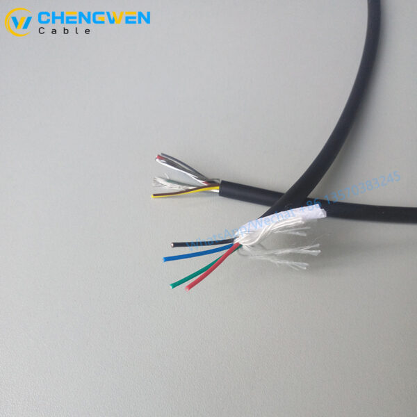 L-YY507 3G0.5MM 3 core chain flexible servo motor cables - Chengwen Cable