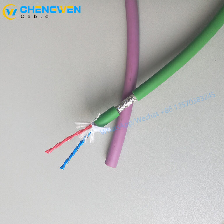 YY506 3x2x0.2mm²(24AWG) wire carrier shielded twisted pair cable ...