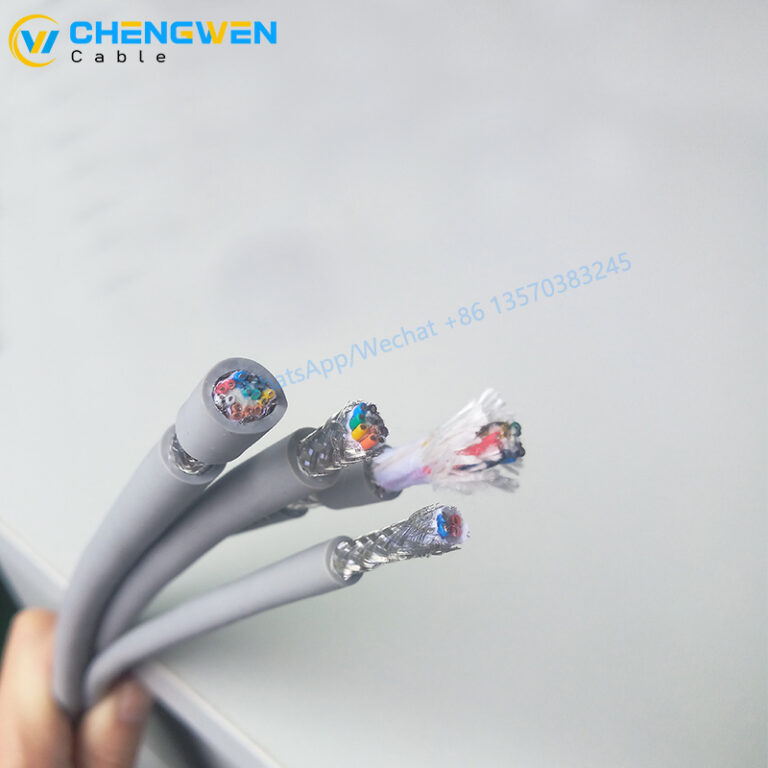 YY506 3x2x0.2mm²(24AWG) wire carrier shielded twisted pair cable ...