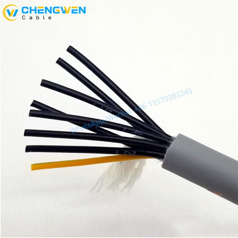 YY1001 Ultra High Flexible Drag Chain Control Flexible Cable 3 Core Black Core - Chengwen Cable