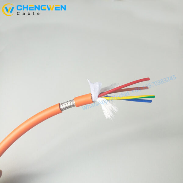YP508 High Flexible Polyurethane Cable Jacket Drag Chain Power Cable ...