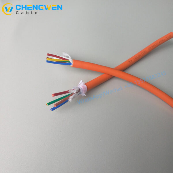 YP507 High Flexible PUR Polyurethane Drag Chain Power Cable - Chengwen ...