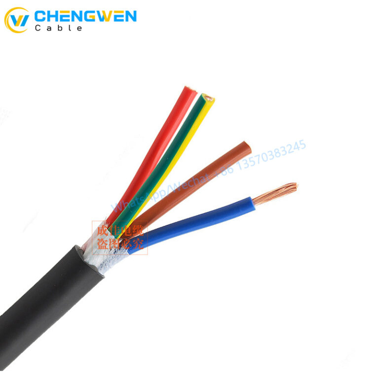 YP507 High Flexible PUR Polyurethane Drag Chain Power Cable - Chengwen ...