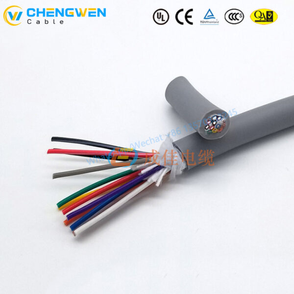 YP1001 Ultra High Flexible Pur TRVV Towline Cable Bending Resistance ...