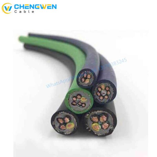 YY2001 Ultra High Flexible Ultra High Speed Drag Chain TRVV Towline Cable Bending Resistance ...