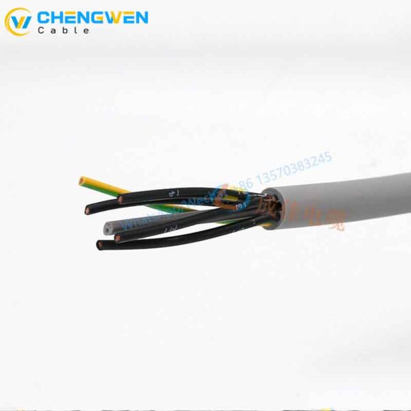 YY2001 Ultra High Flexible Ultra High Speed Drag Chain TRVV Towline Cable Bending Resistance ...