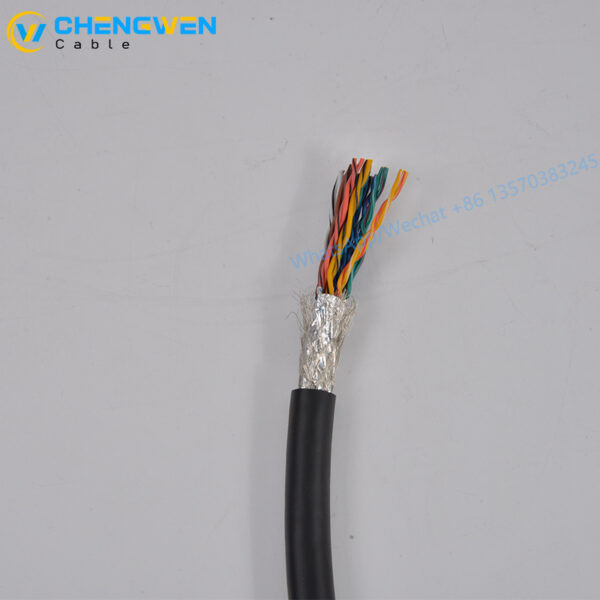 Ul20276 80 Degree High Flexible Date Transmission Shielded Signal Cable For Drag Chain ...