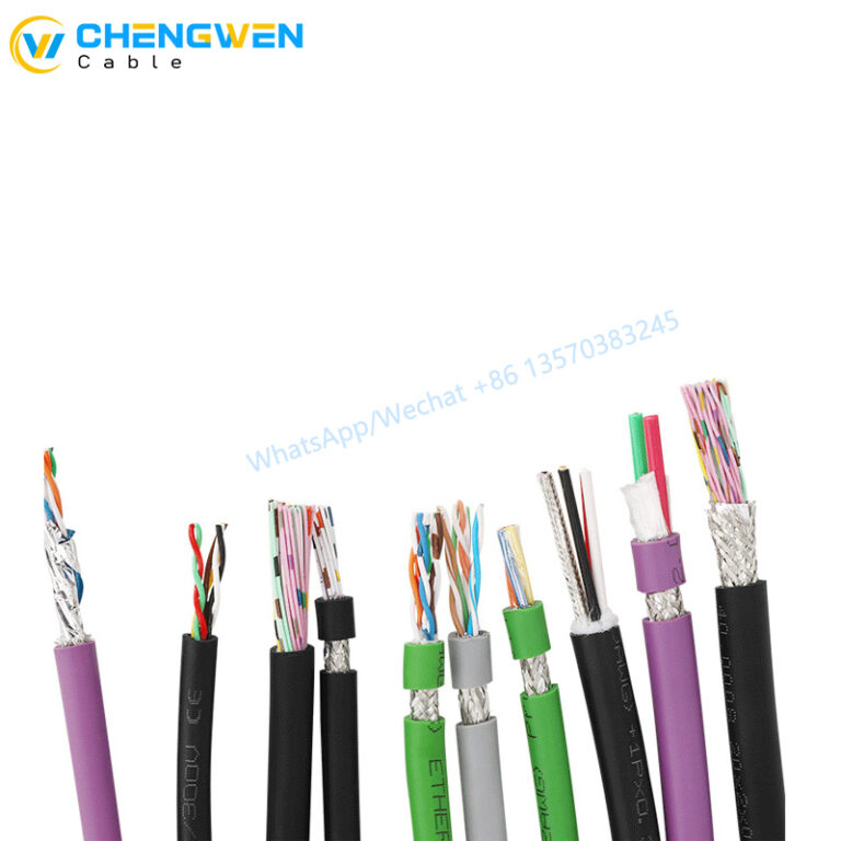Flexible Industrial Ethernet CAT5/CAT5E/CAT6A/CAT7 Cable 4X2XAWG26 ...