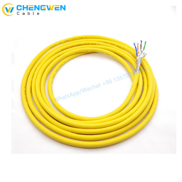 High Flex Outdoor Industrial PUR Ethernet Cable Cat.5 Cat.6 PUR/TPU ...