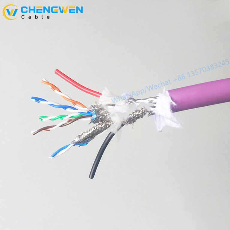 High Flex Outdoor Industrial PUR Ethernet Cable Cat.5 Cat.6 PUR/TPU ...