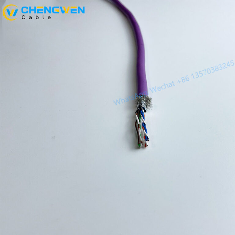 High Flex Outdoor Industrial PUR Ethernet Cable Cat.5 Cat.6 PUR/TPU ...