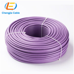 Highly Flexible PUR Communication PROFIBUS Bus Cables For Drag Chain ...