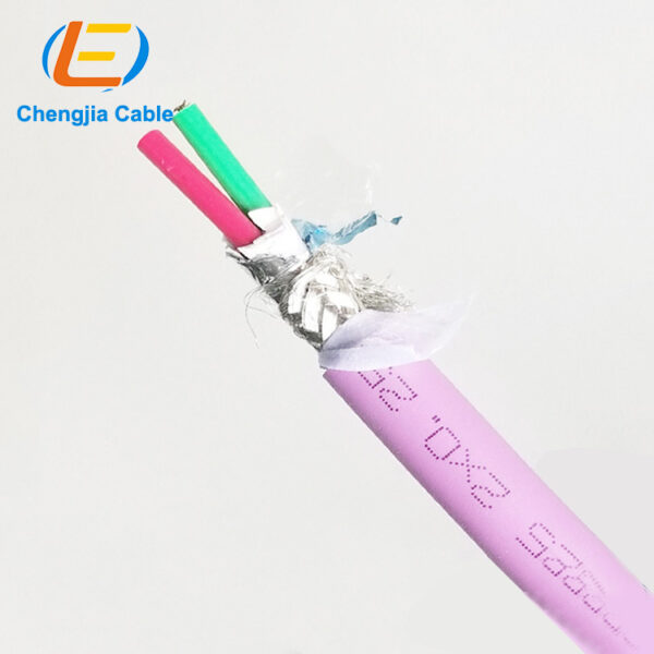 Highly Flexible PUR Communication PROFIBUS Bus Cables For Drag Chain ...